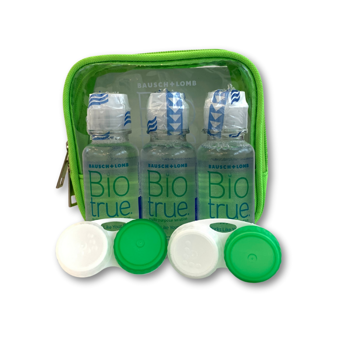 [ 🎁 Free Gift ] Bausch & Lomb Bio True Travel Kit Pack 60ml x 3 Bottle ...